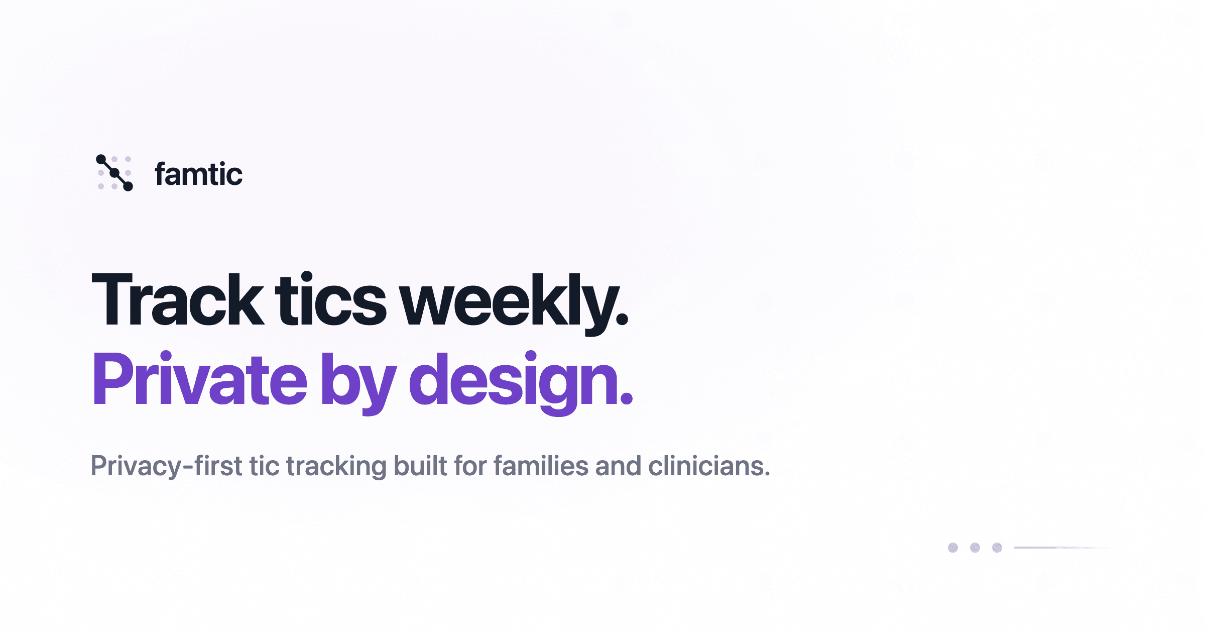 famtic | Weekly Tic Diary